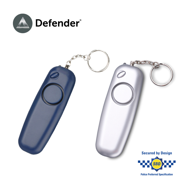 DEFENDER® SLIMLINE PERSONAL ALARM WITH TORCH - Sage Security